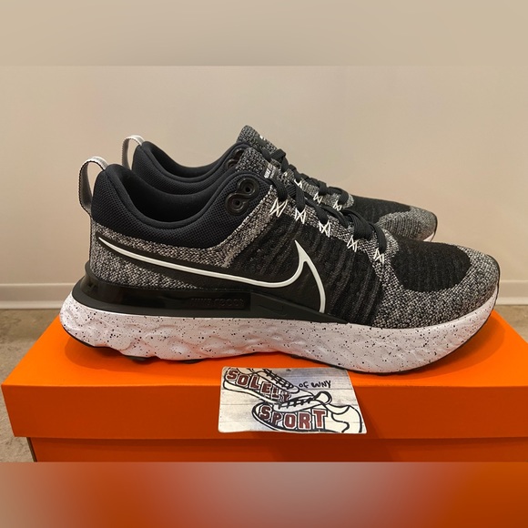 Nike | Shoes | New Nike React Infinity Run 2 Fk Flyknit Black White ...